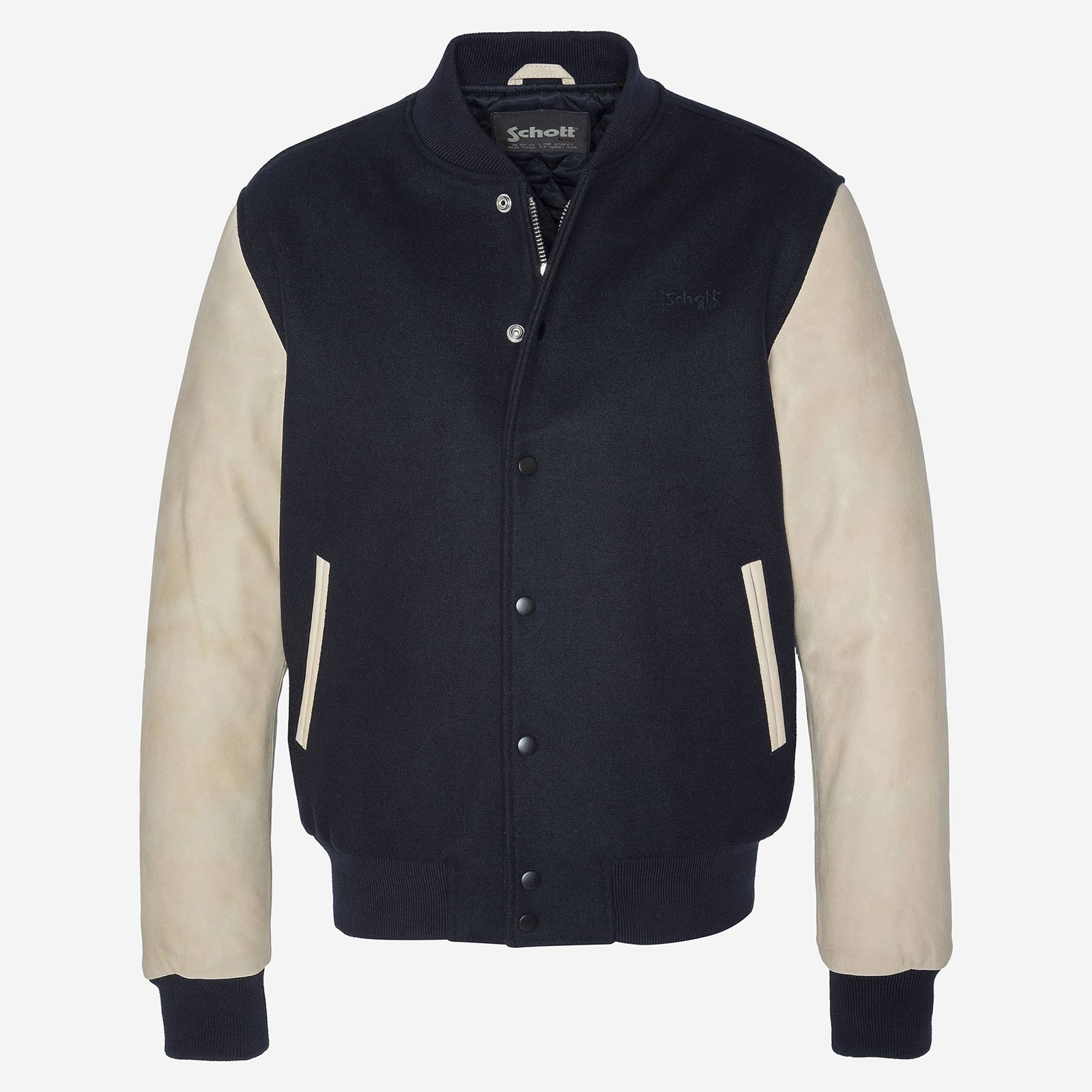 Varsity Jacket LCUSA navy/beige | ZebraClub Berlin